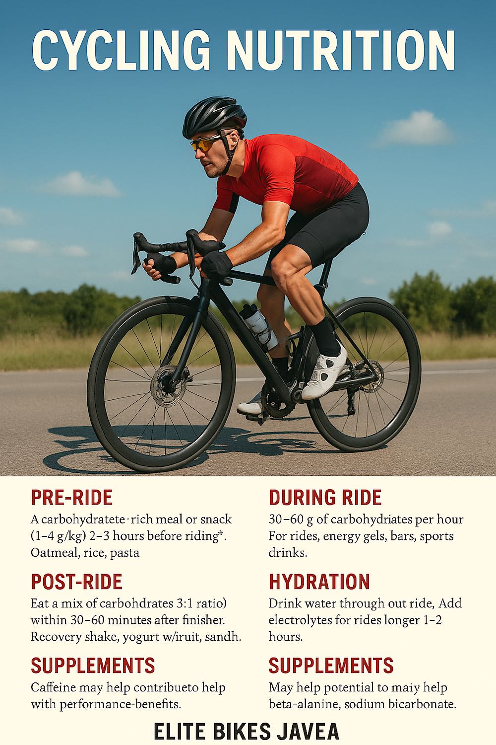 Cycling Nutrition: Fueling Your Ride for Optimal Performance - Elite Bikes